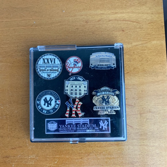 Accessories | Yankee Stadium Commemorative Pin Set 1923208 | Poshmark